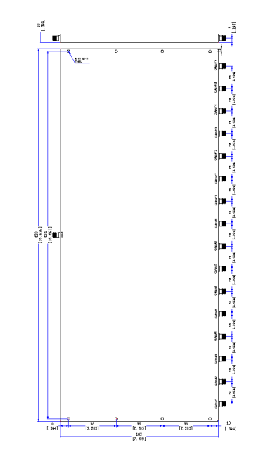 100~1000 MHz SMA Female 16 Way Power Divider 50 Ohm Wide-Band Signal ...