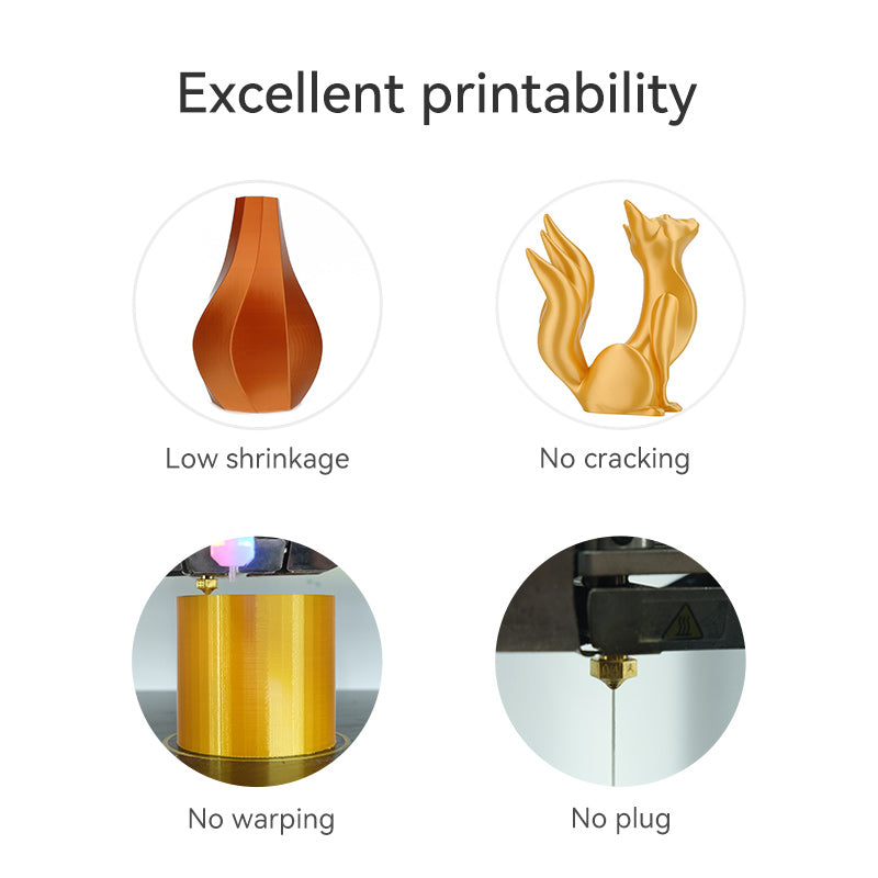 eSUN PLA-Silk Metal 1.75mm 3D Filament 1kg - Silk Shine Finish - eSUN ...