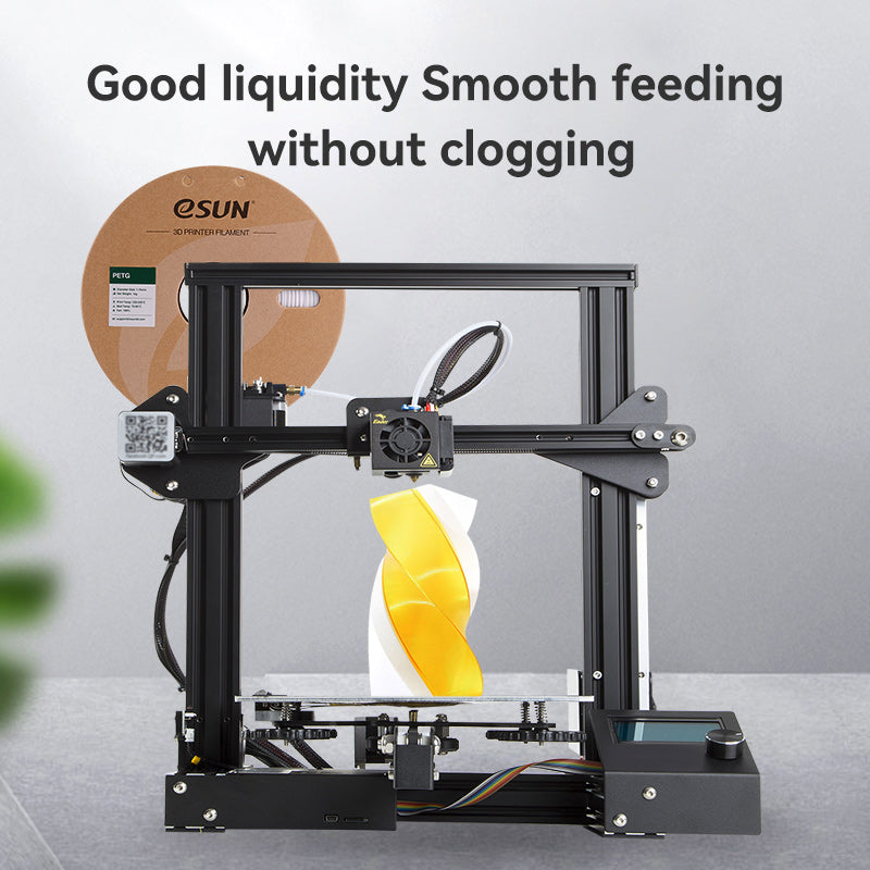 eSUN PETG 1.75mm 3D Filament 1kg - Transparent, Waterproof & High ...