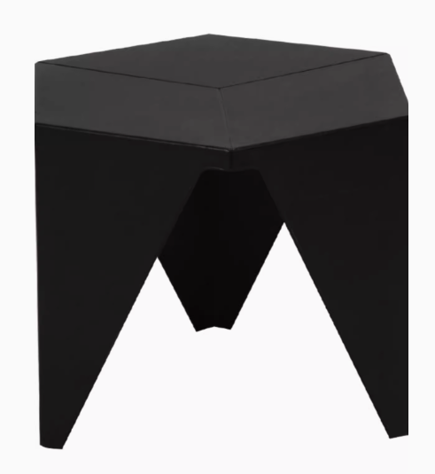 Plastic triangular stool