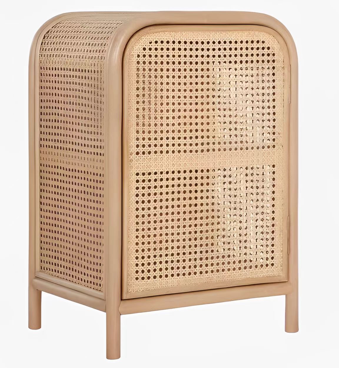 Indonesian rattan small cabinet