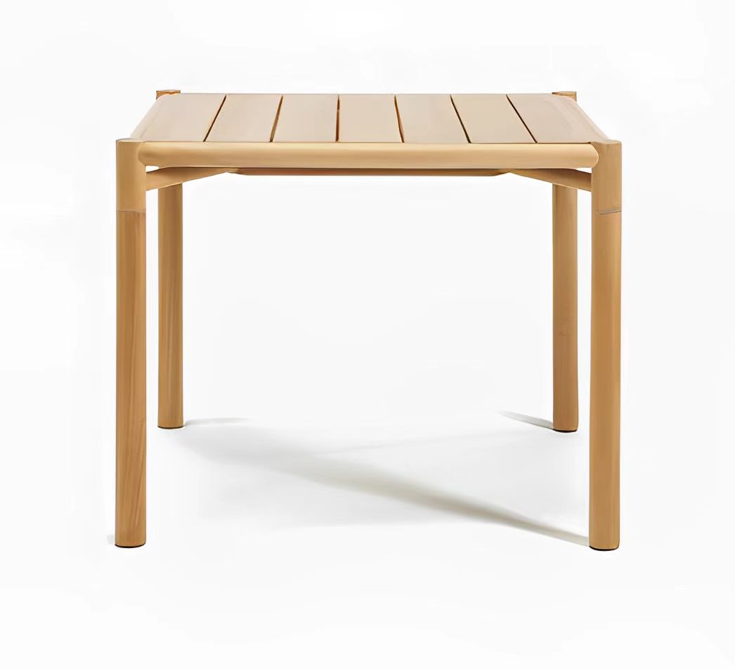Teak square table