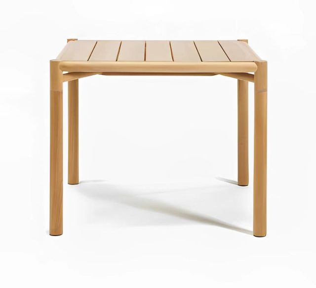 Teak square table