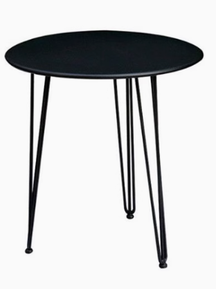 Metal round table