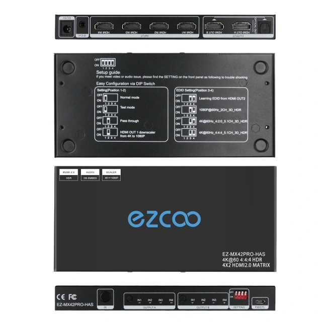 The best HDMI Matrix 4X2