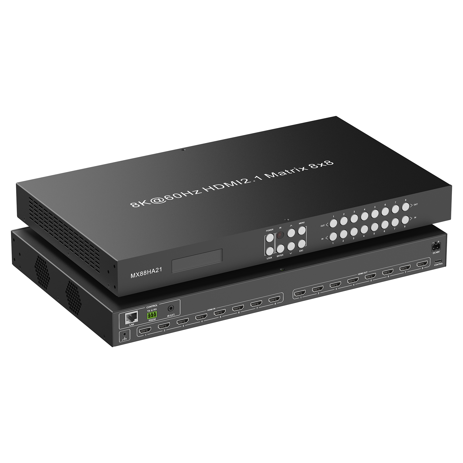 8K HDMI MATRIX 4K120Hz 8X8, 8 input 8 output