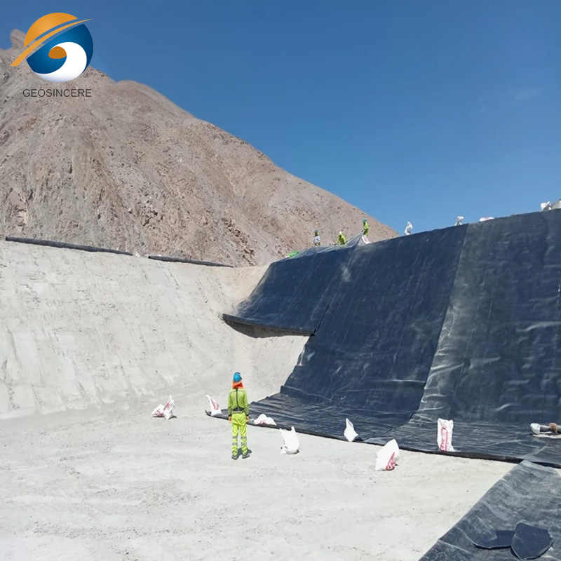 HDPE Liner Material - Textured Geomembrane for Mining Pond & Waste ...
