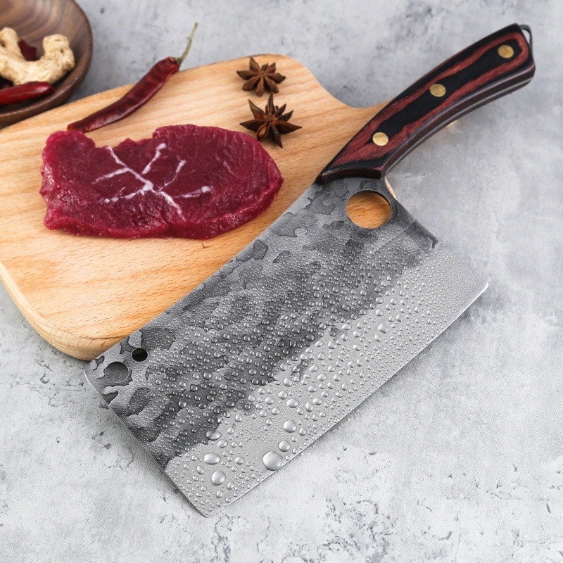XYJ Heavy Large Butcher Cleaver Vegetable Thick Meat Chopping Knife