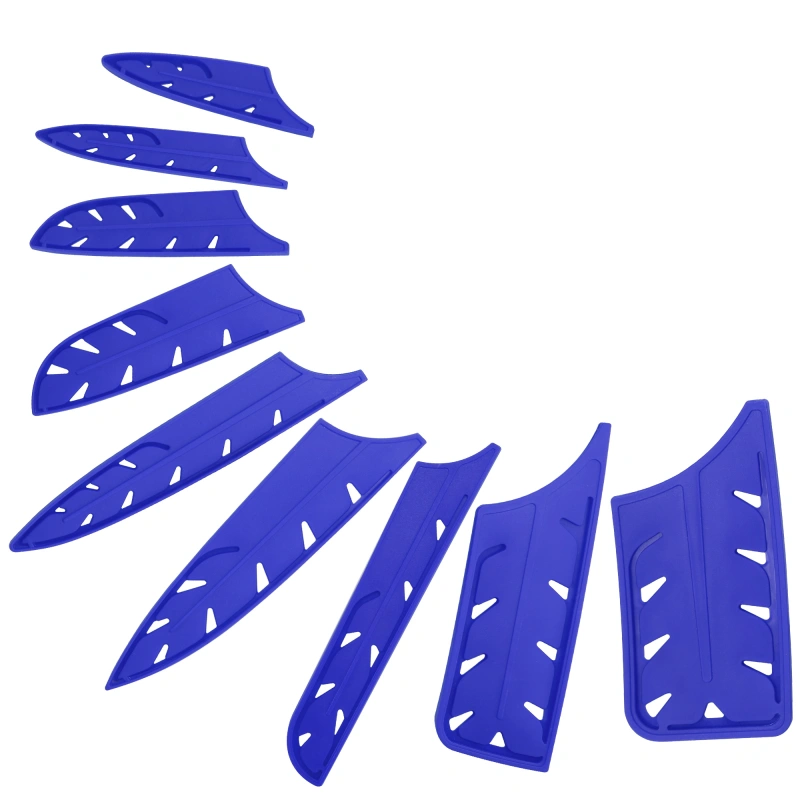 XYJ 9pcs Plastic Knife Covers or Sleeves Blade Guards Protector