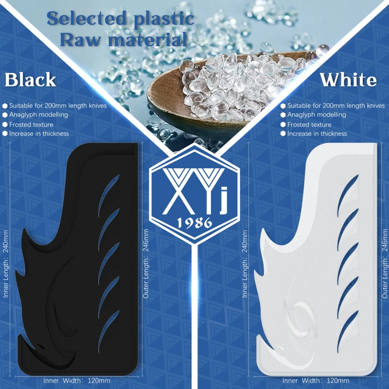 XYJ 2pcs Plastic Cleaver Sheath Cover Sleeve Guard 9 X 4.5 Inch