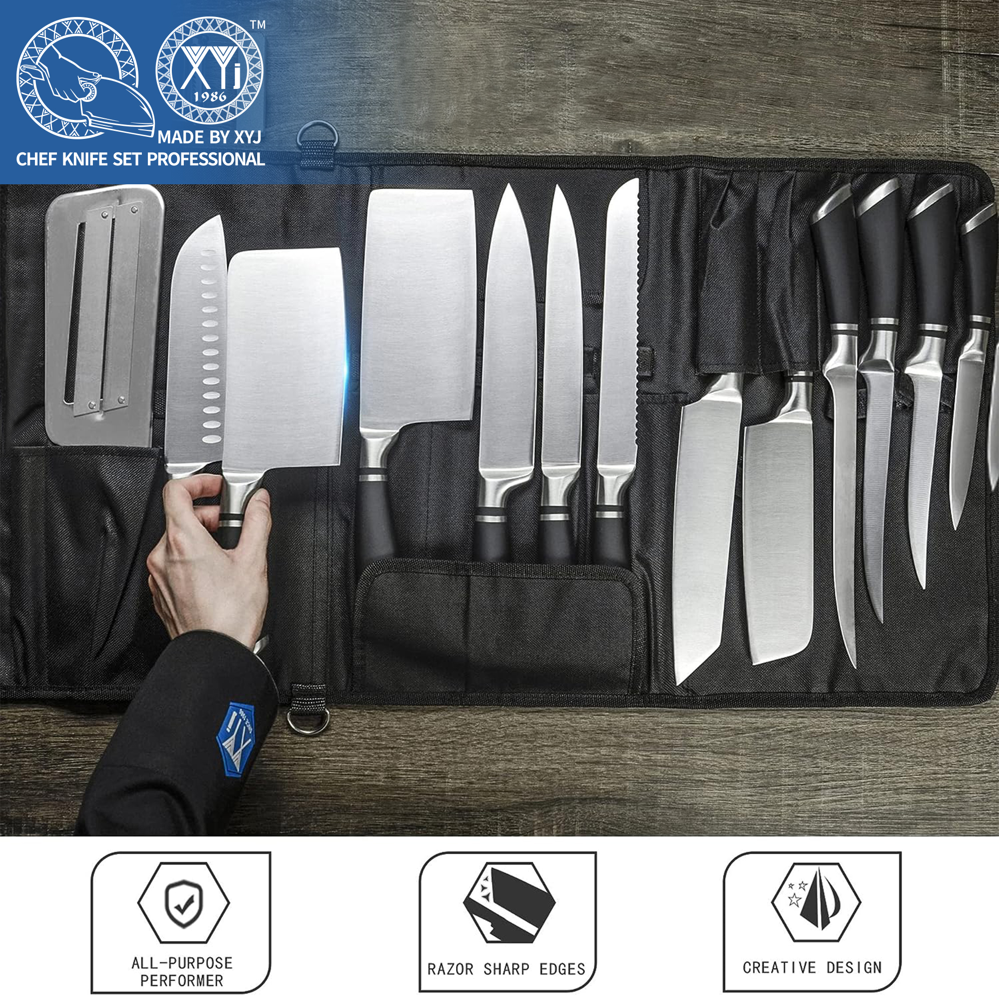 XYJ Knives,Professional Knife Sets for Master Chefs, Best Chef Knife ...