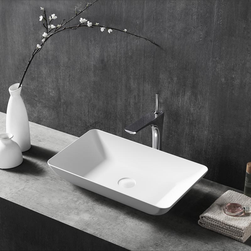 Wholesale High End Quality Rectangle Above Counter Vessel Wash Basin XA ...