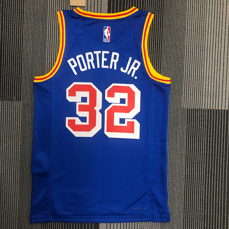 NBA 75th anniversary Warriors throwback number 32 Porter NBA
