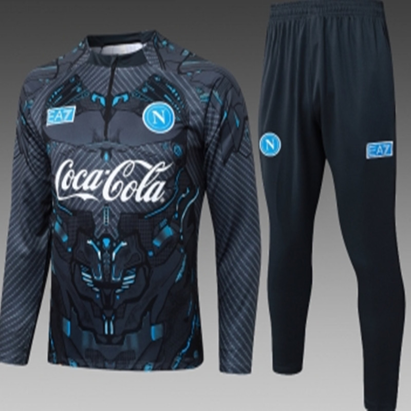 kids Training suit jackets 25 26 Naples Training jacket Men's Football ...