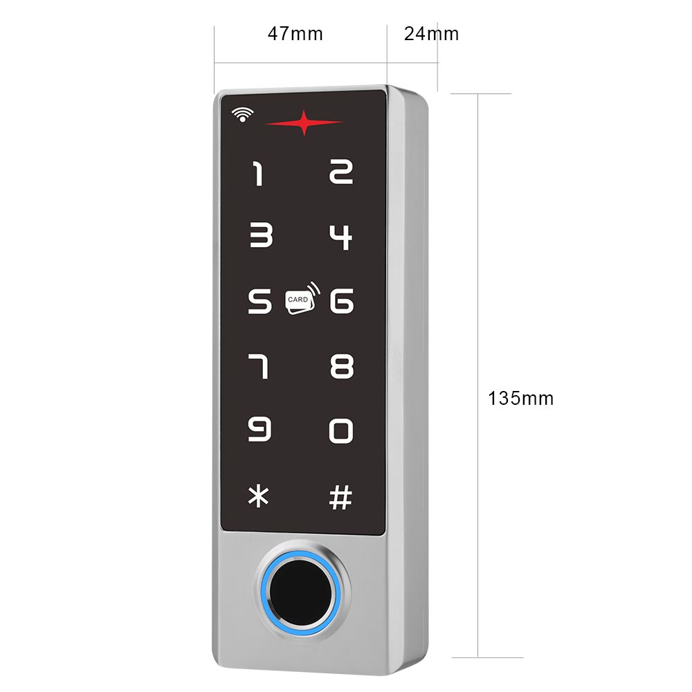 TM-TF3 TUYA IP68 waterproof metal fingerprint access control