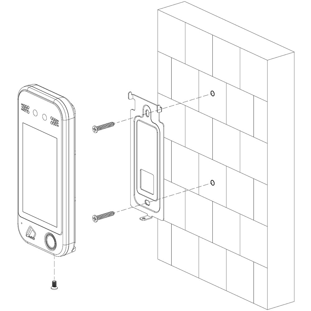 Tm Ai67fw Waterproof Dynamic Faceandfingerprint Recognition Terminal