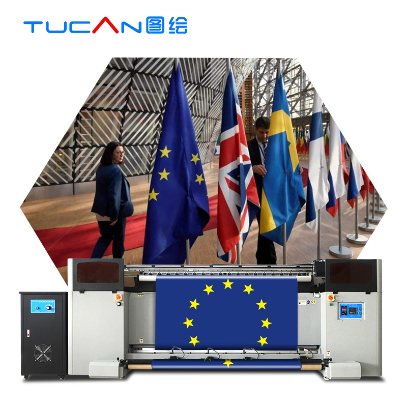 2m DTG printer 2-4 heads i3200 digital textile flag printer