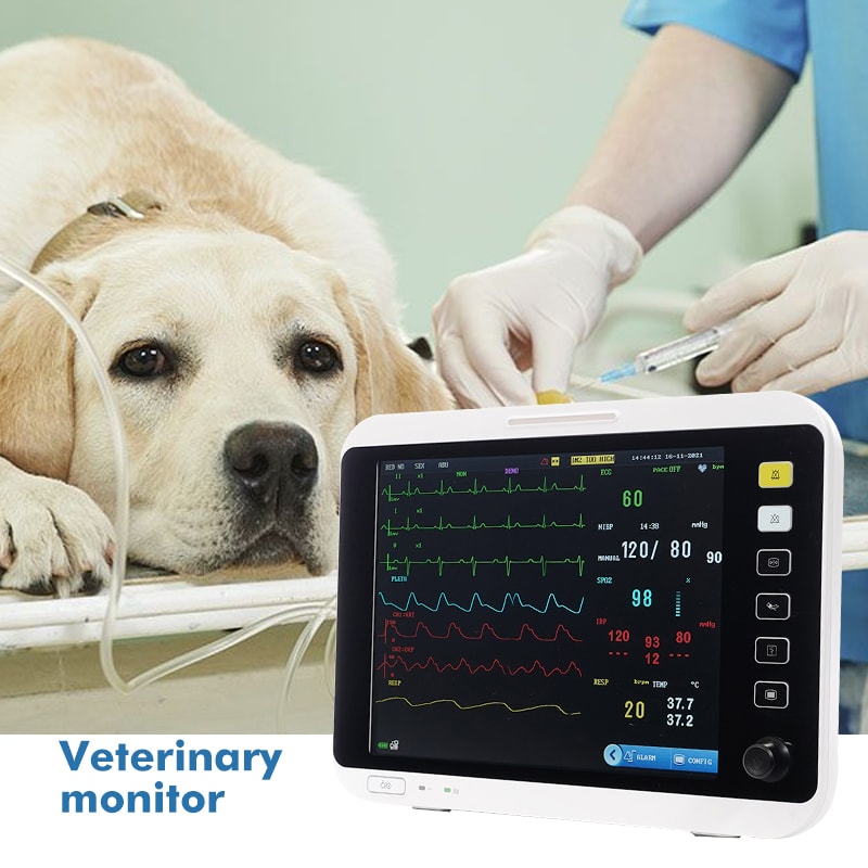 Veterinary Multiparameter Monitor Veterinary Monitor Veterinary Medical ...