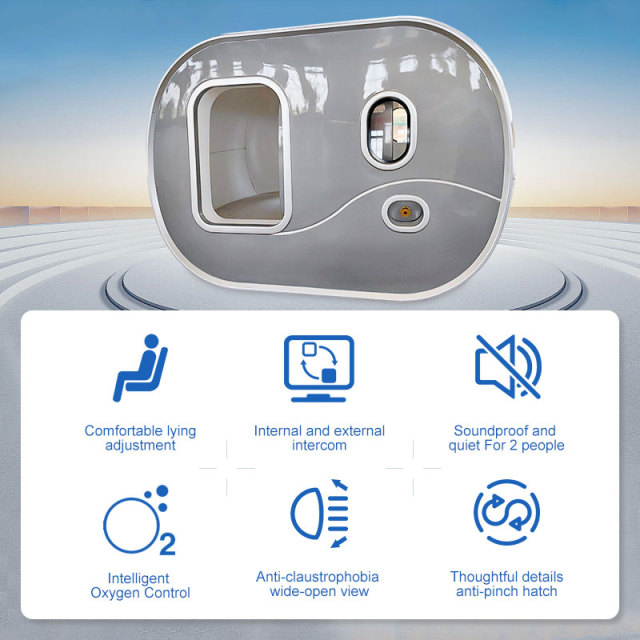 1.5ATA Luxury Comfortable Hard shell Hyperbaric Sitting Chamber HBOT ...