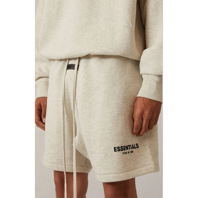 Essentials Shorts Black - Velvety Fear of God Essentials Shorts for Men ...