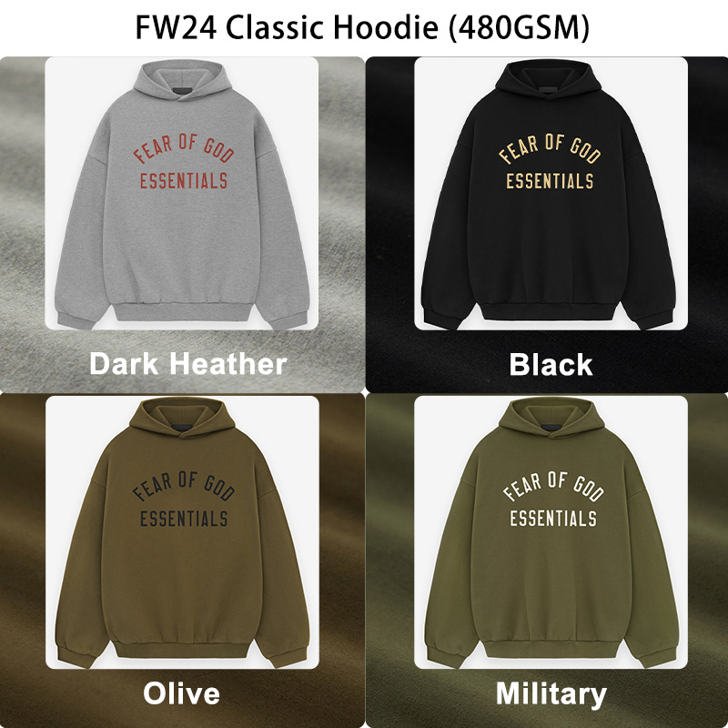 FW24 Essentials Hoodie – Heavyweight Fleece, Oversized Fit, Modern ...