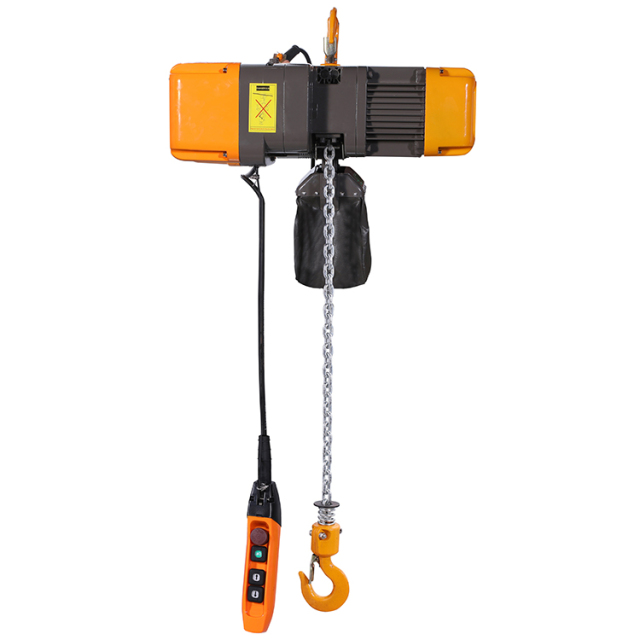 2T Single Chain Dual Speed Hook Type Electric Chain Hoist EQ02-01S