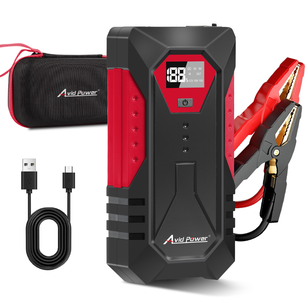 Avid Power Portable Jump Starter Car Booster 12V Car Battery Charger
