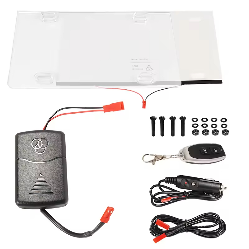 Car Electrical Pdlc Smart Film License Plate with Acrylic Holder