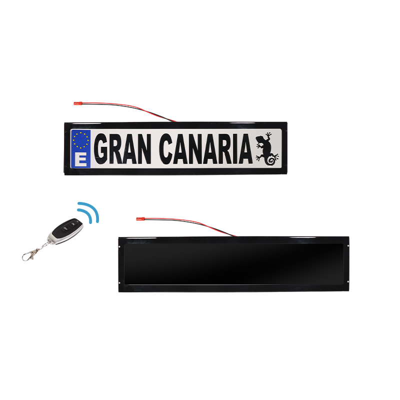 Black Fog Numble License Plate Hider Holder For Entertainment