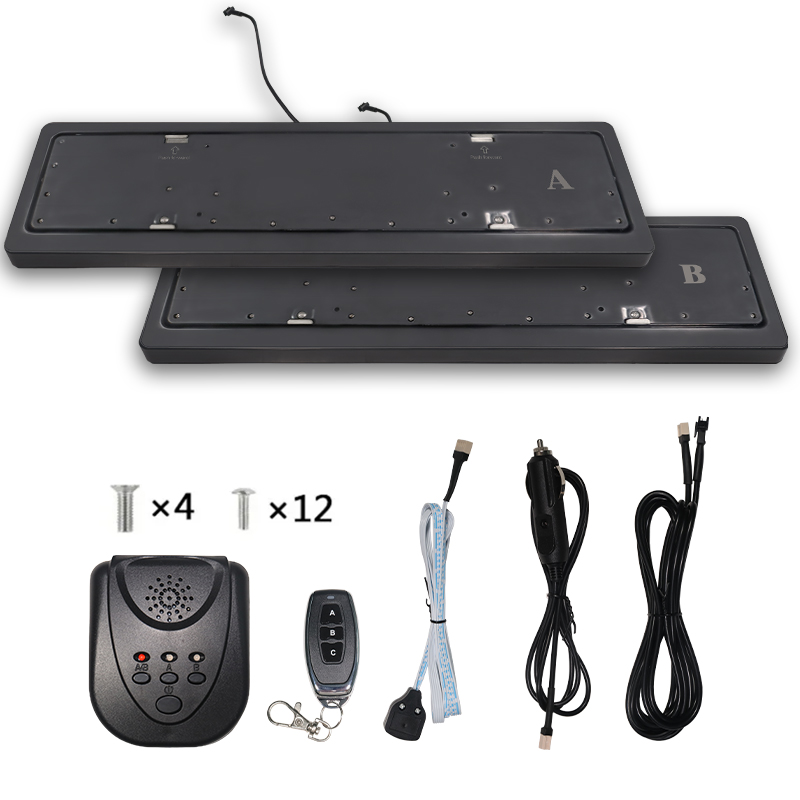 2 Vehicle Number Stealth License Plate Flippers Uk Ru Ge