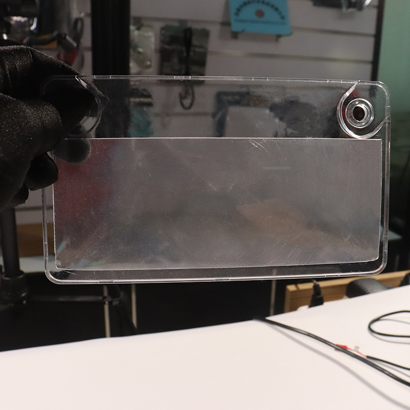 Transpent Plastic Cover License Plate For Motorcycle