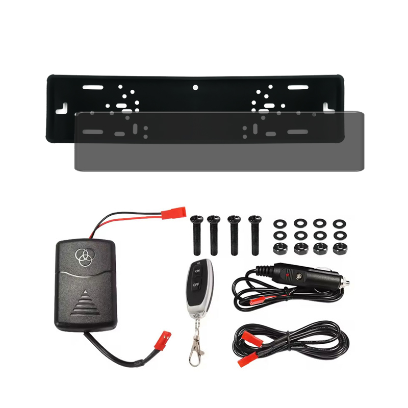 Vanish plate electric remote car us ghost license plate hider