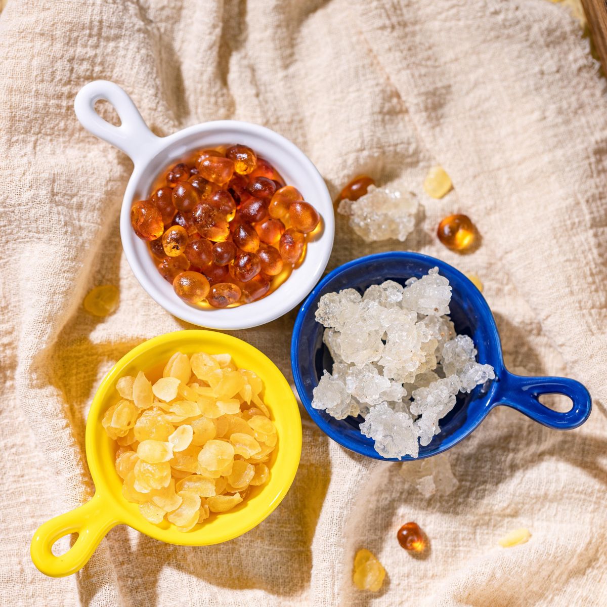 Snow Swallow ( Gum Karaya) Peach Gum Saponin Rice