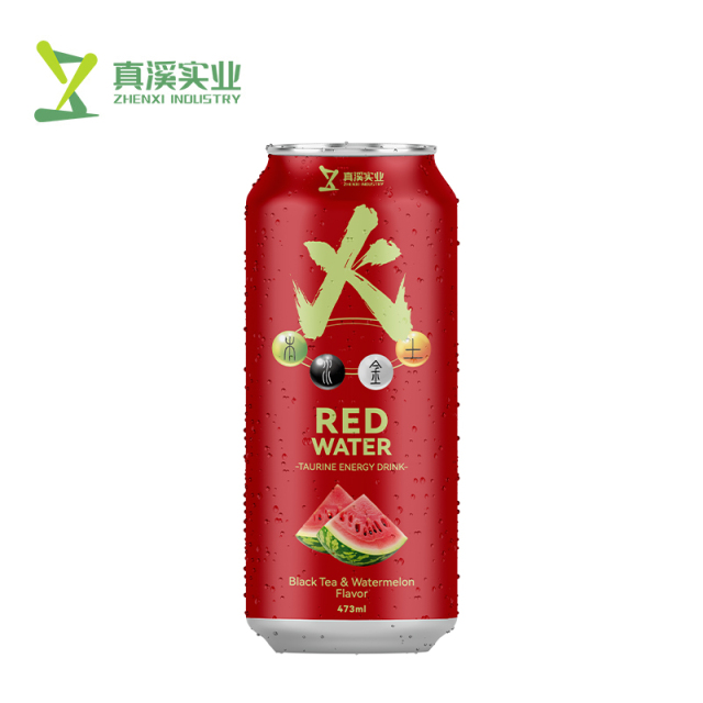 ZhenXi 473ml Yellow Tea Banana Flavor Canned Five Elements Taurine Energy Drink