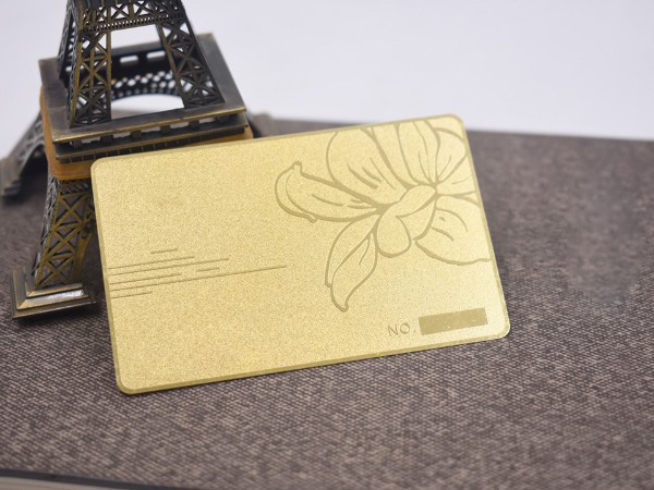 13.56MHz NFC Stainless Steel Metal NFC RFID Business Cards