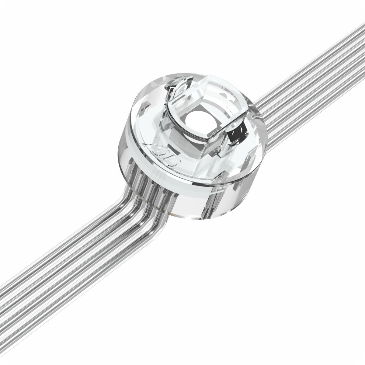 T12 LED Point Light Flexible LED Transparent Mesh Screen For Building ...