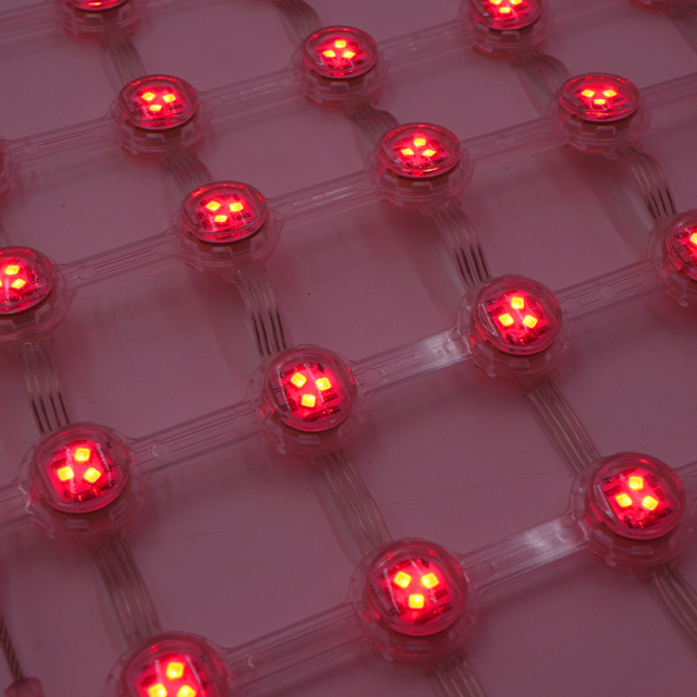 LED grid screen T20 three light flexible transparent grid screen