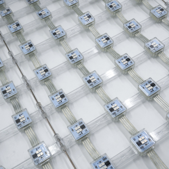 H2020 Outdoor Waterproof High Definition Transparent LED Grid Screen