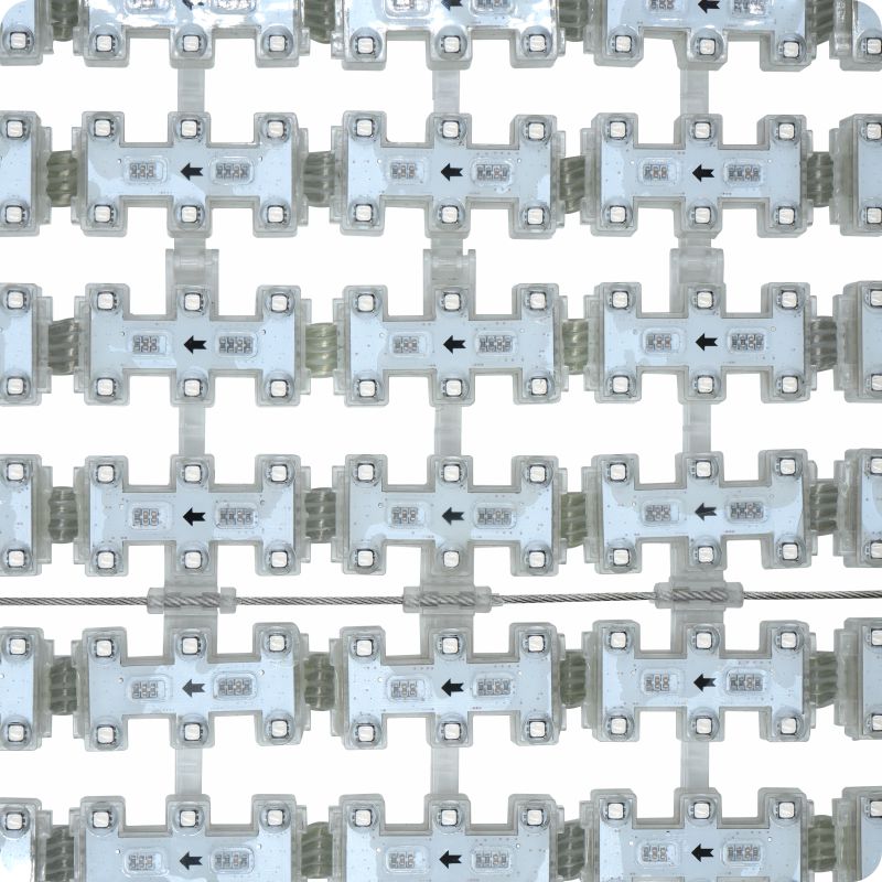 XQD P25-H Font IP67 P25 RGB LED Display Mesh Screen Manufacturer China