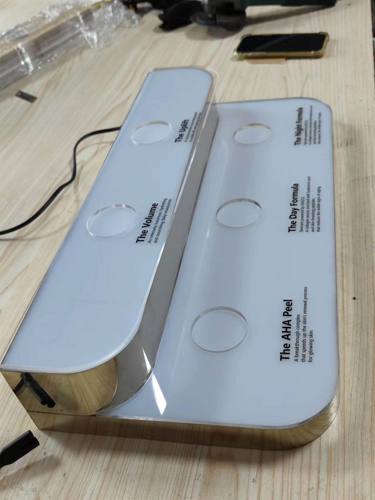 Acrylic Display Counter