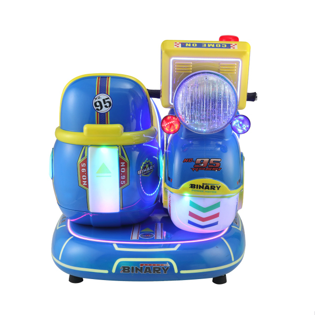 Double Seats Kids Arcade Simulation Motorcycle Racing Game Machine Coin ...
