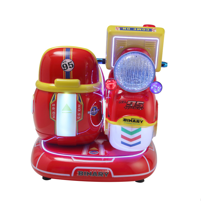 Double Seats Kids Arcade Simulation Motorcycle Racing Game Machine Coin ...