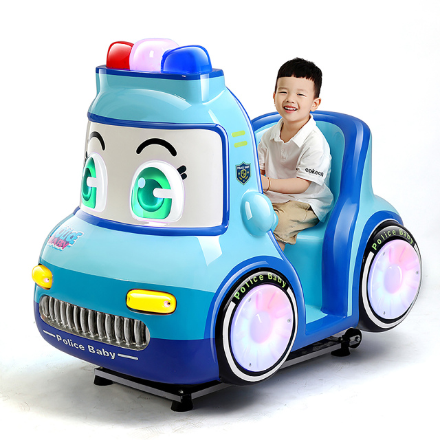 Commercial Kiddie Ride 15 inch Screen Video Game Fiberglass Swing Car ...