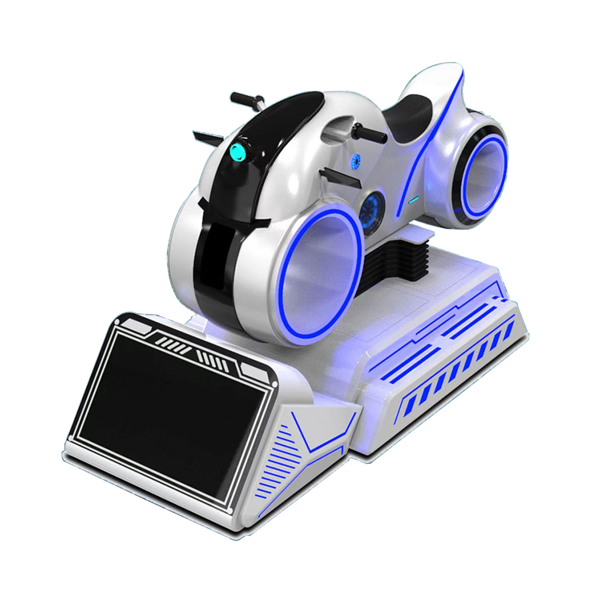 VR Simulator Virtual Reality Three-axis Dynamic Platform Motorcycle ...