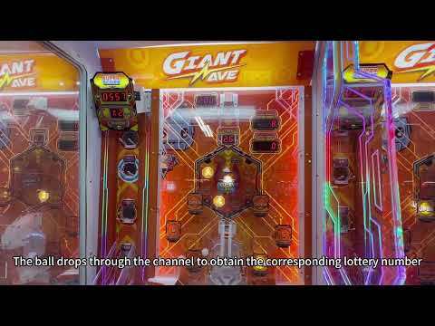 Lottery Redemption Ball Pusher Game GIANT AVE Coin-Op Arcade Machine
