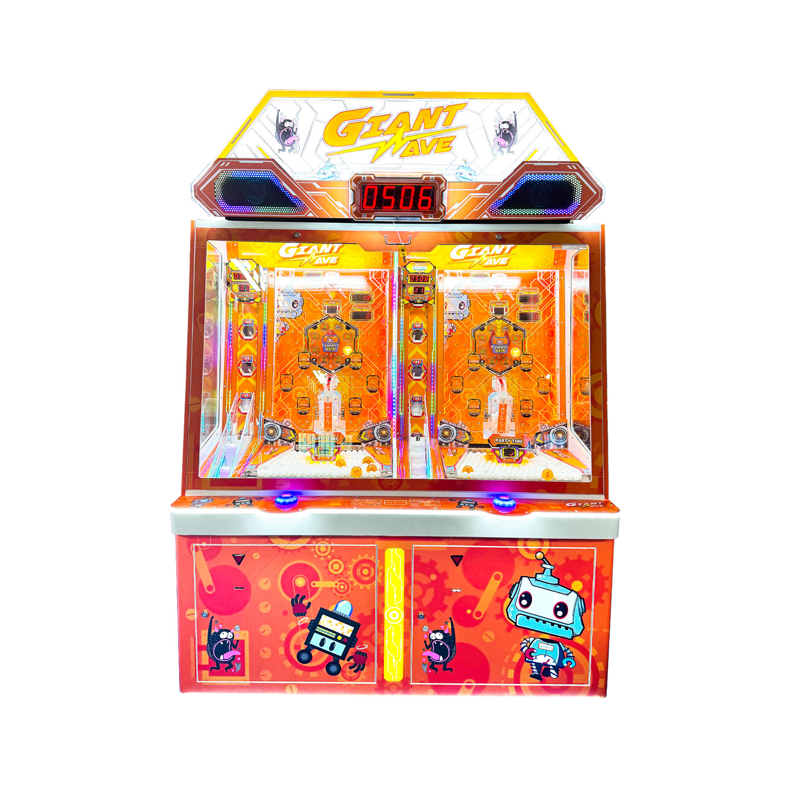 Lottery Redemption Ball Pusher Game GIANT AVE Coin-Op Arcade Machine
