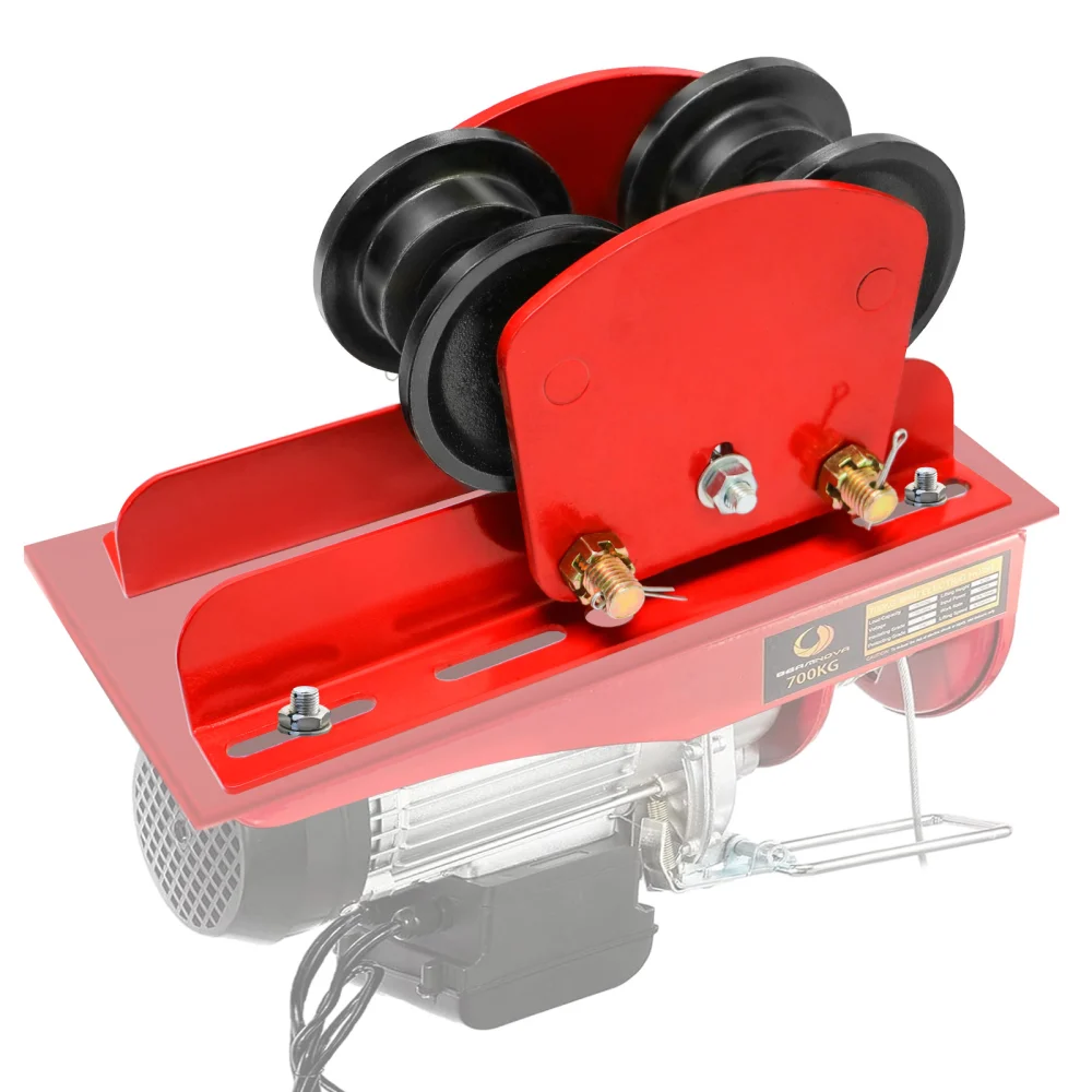 Electric Hoist Manual Trolley, 1Ton Heavy Duty 2200LBS Capacity 2.68in ...
