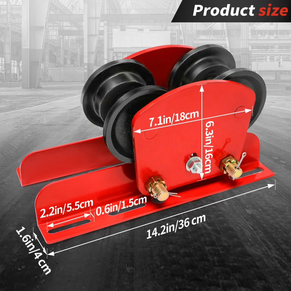 Electric Hoist Manual Trolley, 1Ton Heavy Duty 2200LBS Capacity 2.68in ...
