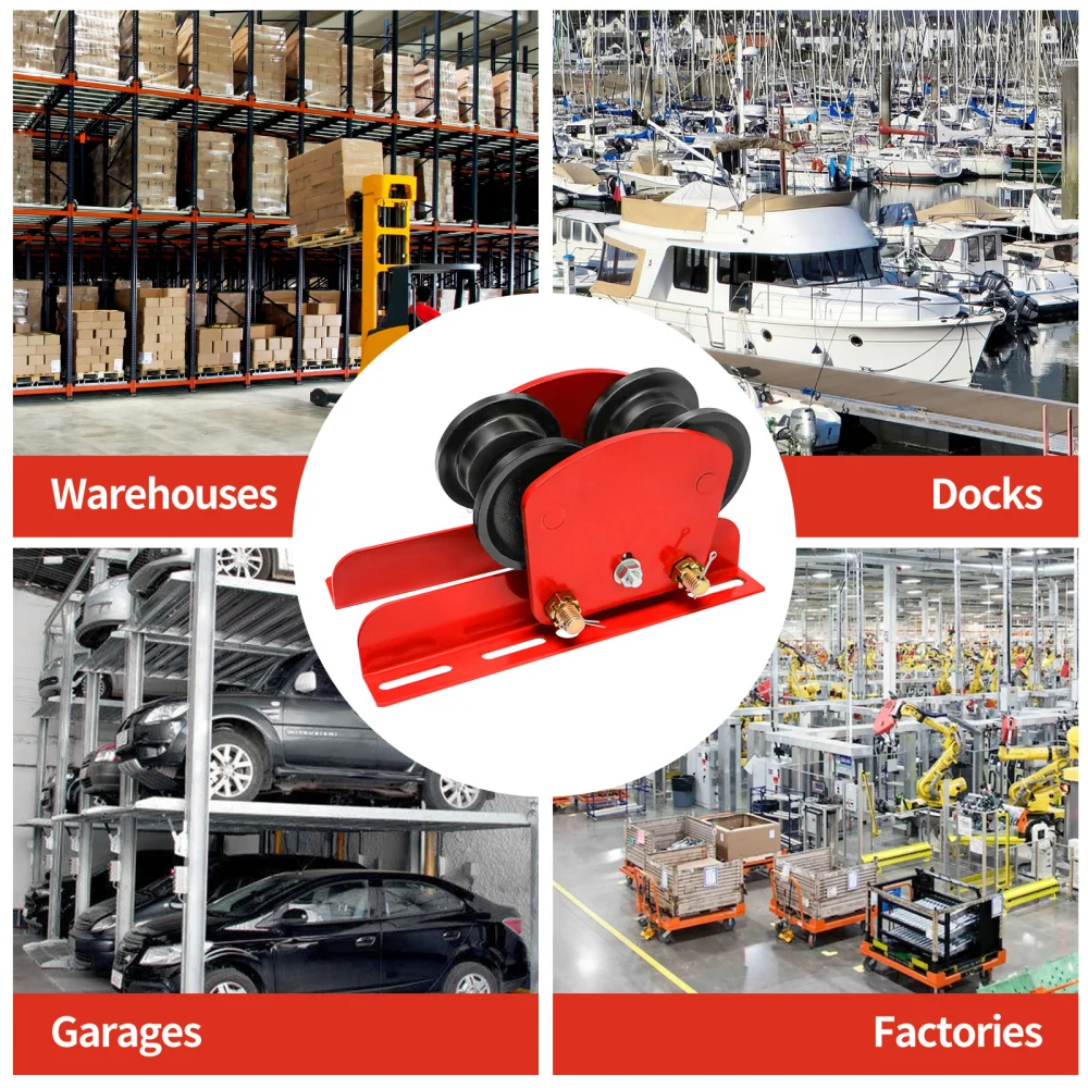 Electric Hoist Manual Trolley, 1Ton Heavy Duty 2200LBS Capacity 2.68in ...
