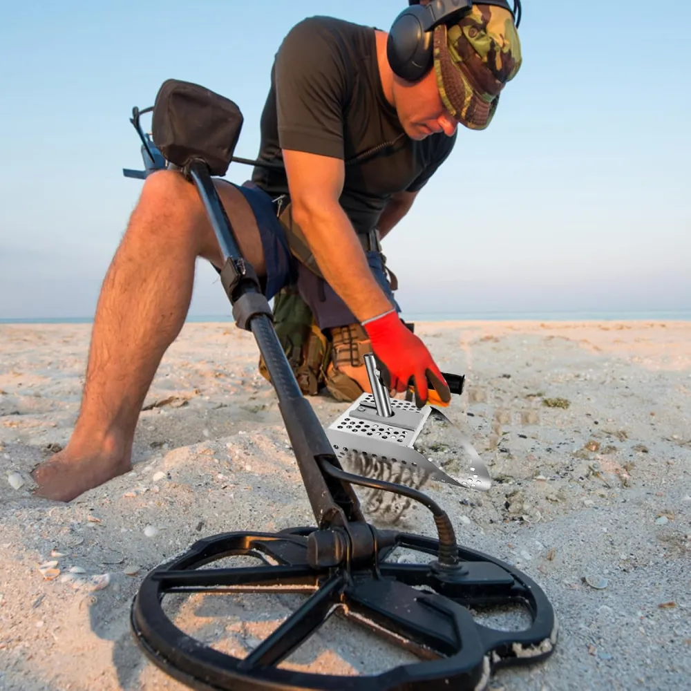 Long Handle Sand Scoop, Heavy Duty Stainless Steel Beach Sand Spoon for ...